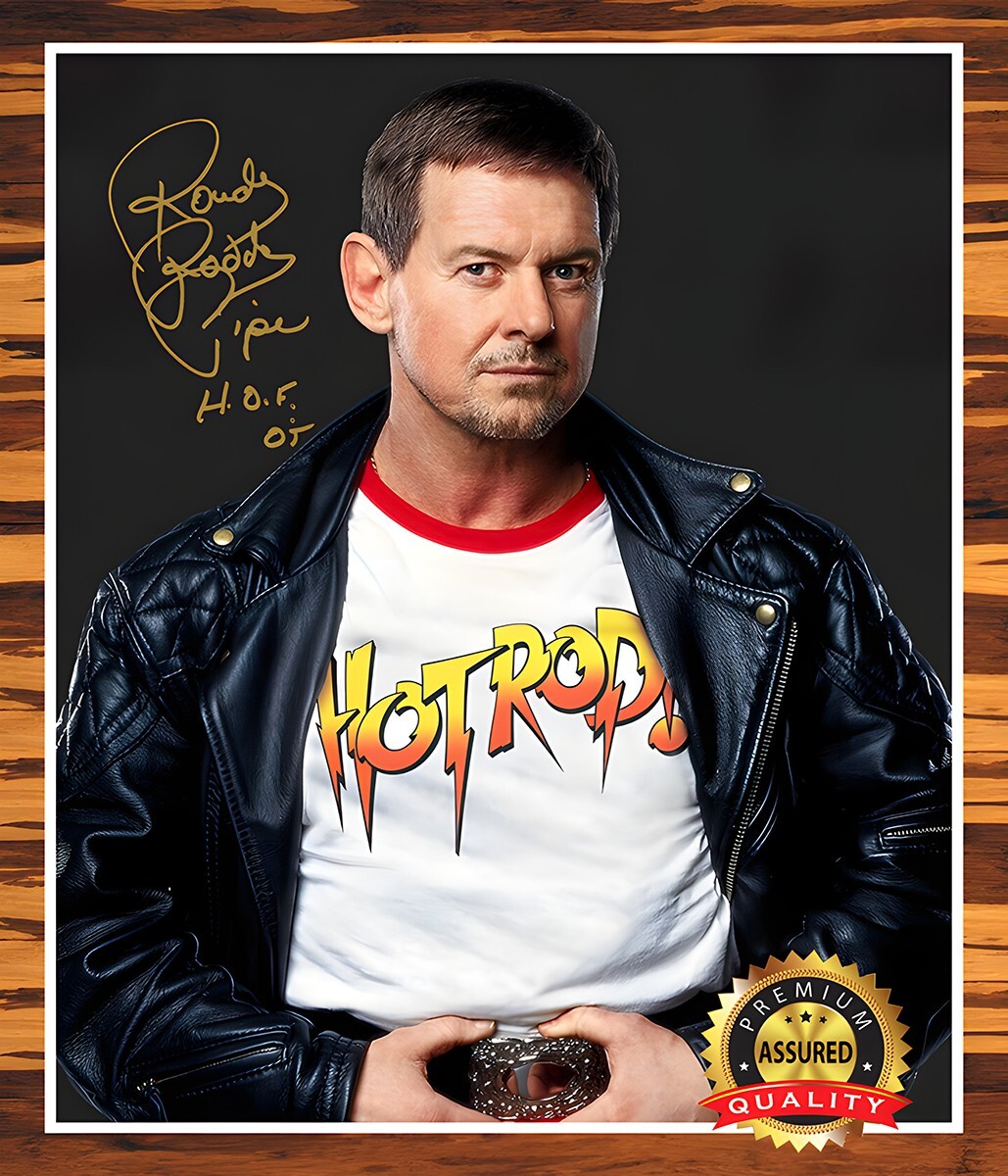 "Rowdy" Roddy Piper - Autographed Signed 8x10 Photo (WWE Hall of Fame ...