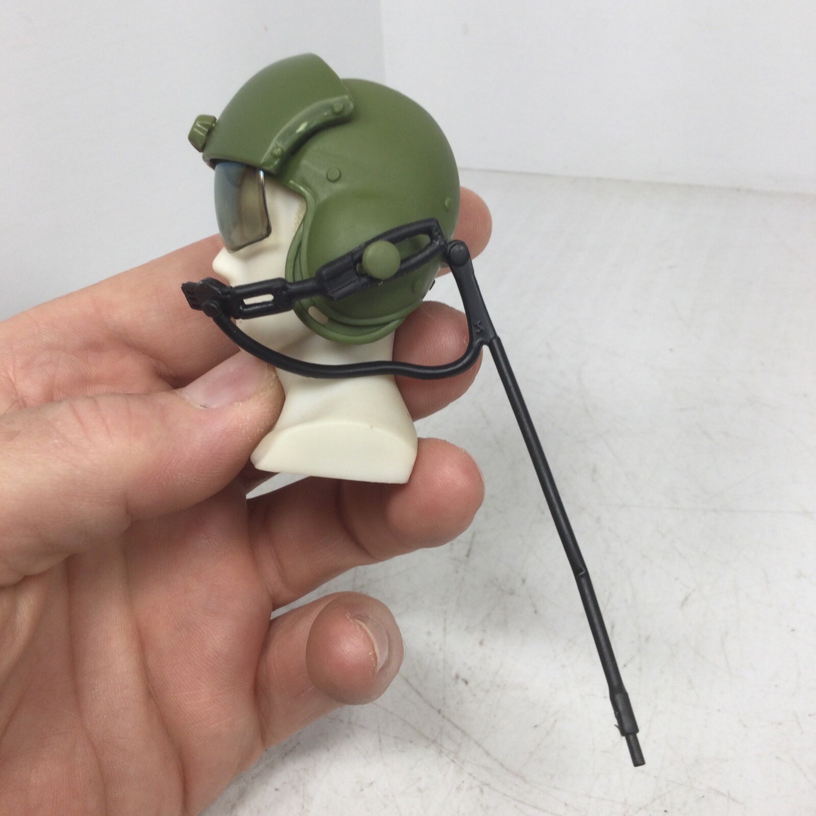 1/6 HASBRO GI JOE US ARMY HUEY GUNSHIP HELICOPTER PILOT HELMET VIETNAM ...