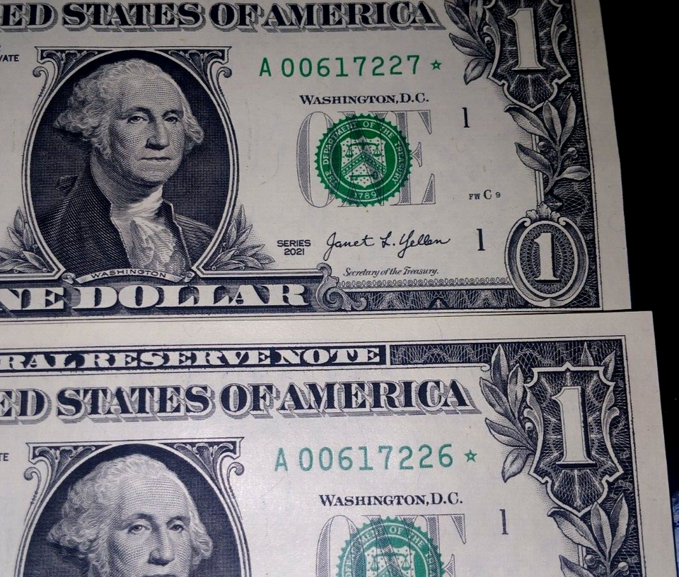 SEMI LOW 3 CONSECUTIVE STAR NOTES UNCIRCULATED 2021 FW | eBay