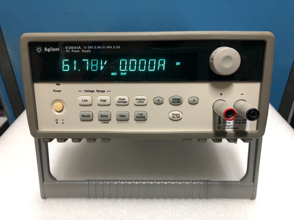 Agilent/Keysight E3641A 30W DC Power Supply, 35 V, 0.8 A or 60 V, 0.5 A ...