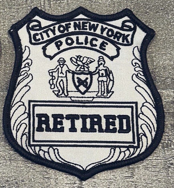 New York Police Department RETIRED patch | eBay