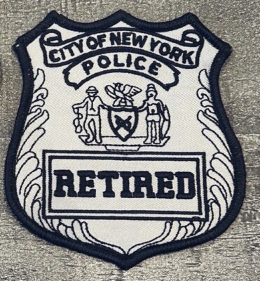 New York Police Department RETIRED patch | eBay
