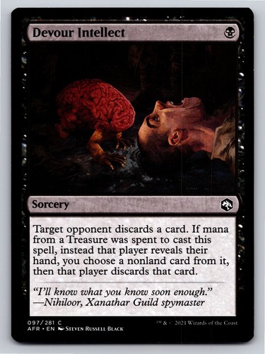 2021 MTG Forgotten Realms Devour Intellect 97/281 NM Regular Common | eBay