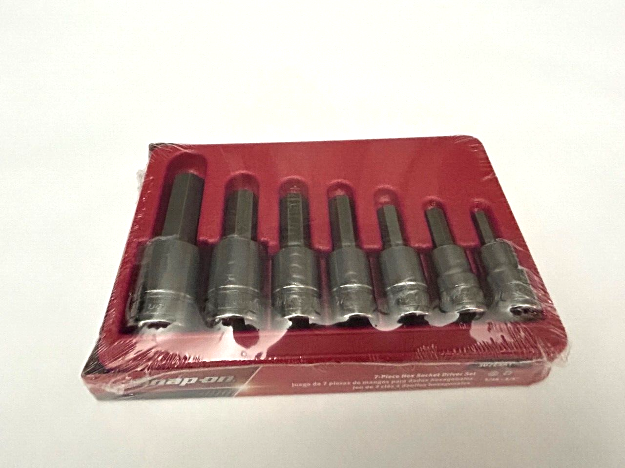 Snap-on Tools USA 7pc 1/2" Drive SAE Hex Bit Socket Driver Set 307ESAY ...