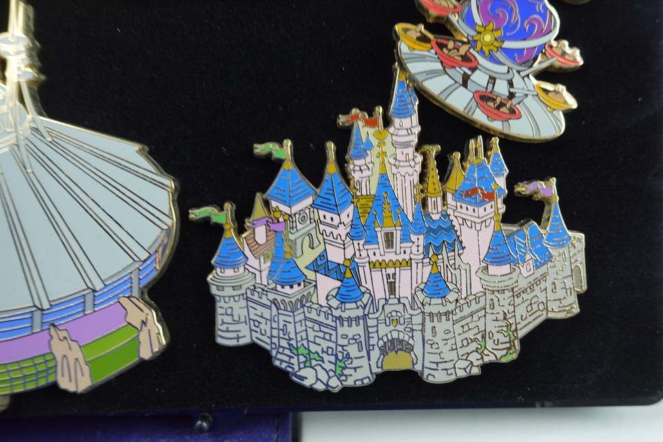 Disney WDI HKDL Cast Exclusive Park Map Icon Castle Space Mountain ...