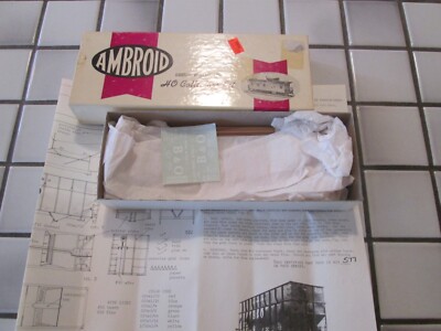 ambroid models mostly wood old time hopper car kit HO scale | eBay