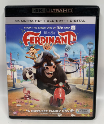 Ferdinand (4K + Blu-ray, 2017, 2-Disc Set) Region A - No Digital | eBay
