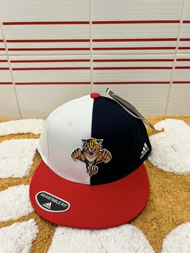 Adidas Reverse Retro Florida Panthers Split SnapBack Hat Cap Adult New ...