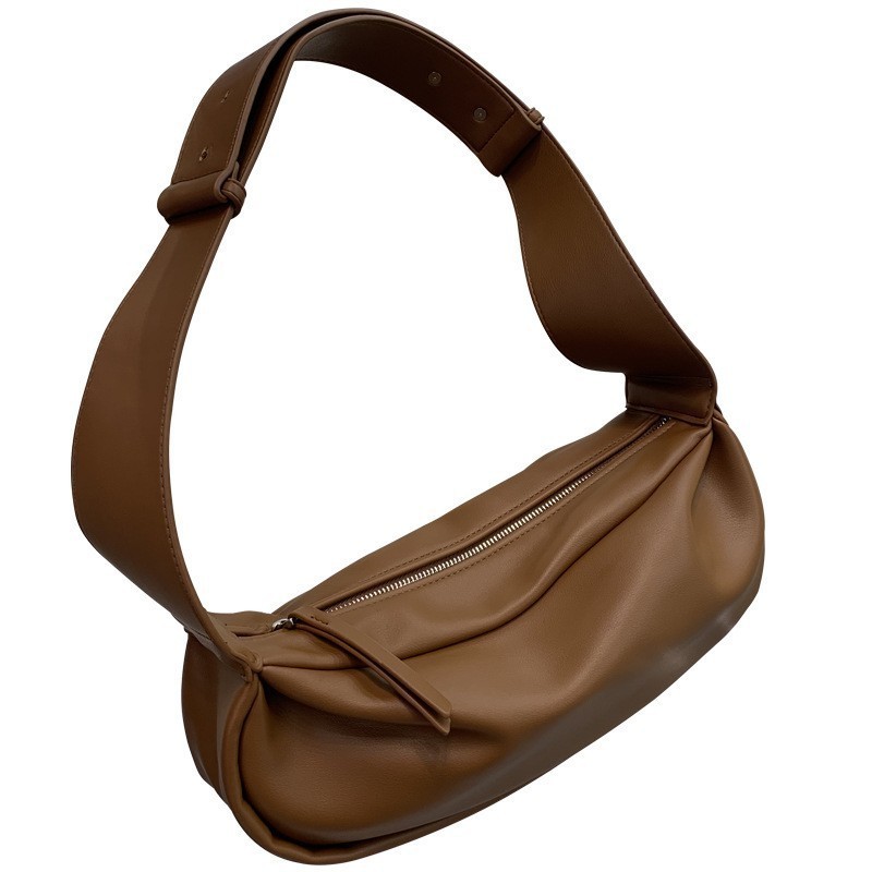⭐Womens COS Sheepskin Crossbody Dumpling Bag Shoulder StrapArmpit Chest ...