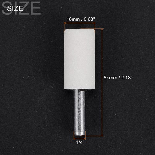 Abrasive Cylindrical Mounted Stone Grinding Bits 1/4" Shank 0.63 ...