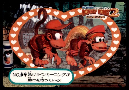 1996 Super Donkey Kong 2 Nintendo Hurry! NM Japan #54 | eBay