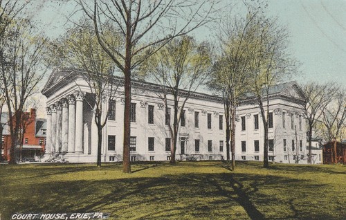 Erie PA- Pennsylvania, Court House, Antique, Vintage Postcard | eBay