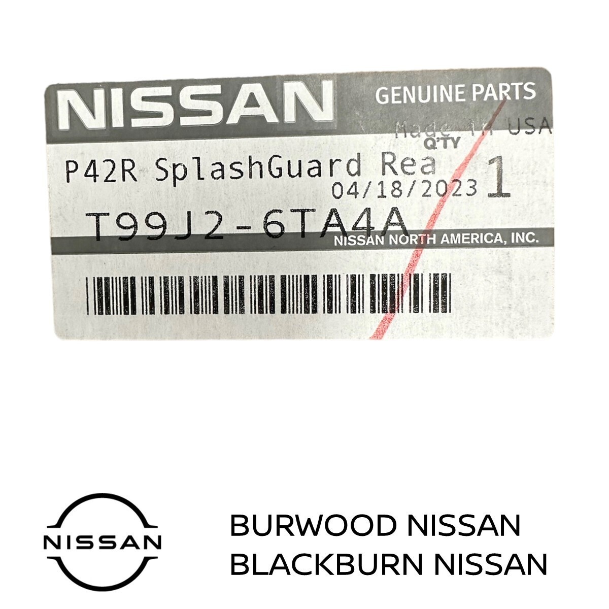 GENUINE NISSAN PATHFINDER R53 REAR MUD FLAPS SPLASH GUARD SET T99J2 ...