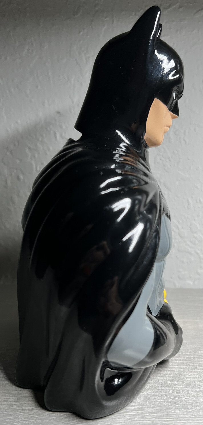 DC Comics Batman Bust Coin Bank Ceramic FAB Starpoint Novelty Piggy ...