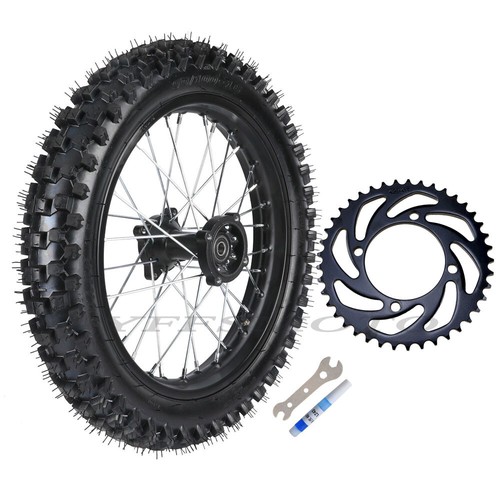 15mm 90/100-16 Rear Wheel Tyre Rim w/Sprocket for YZ CRF KLX Apollo SSR ...