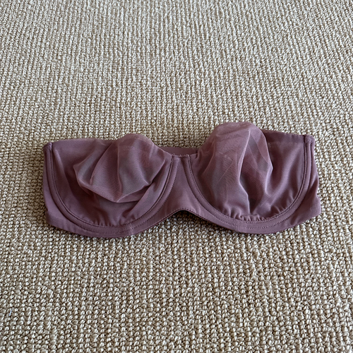 Skims Rose Clay Mesh Strapless Underwire Bra, Size 34C NWT | eBay