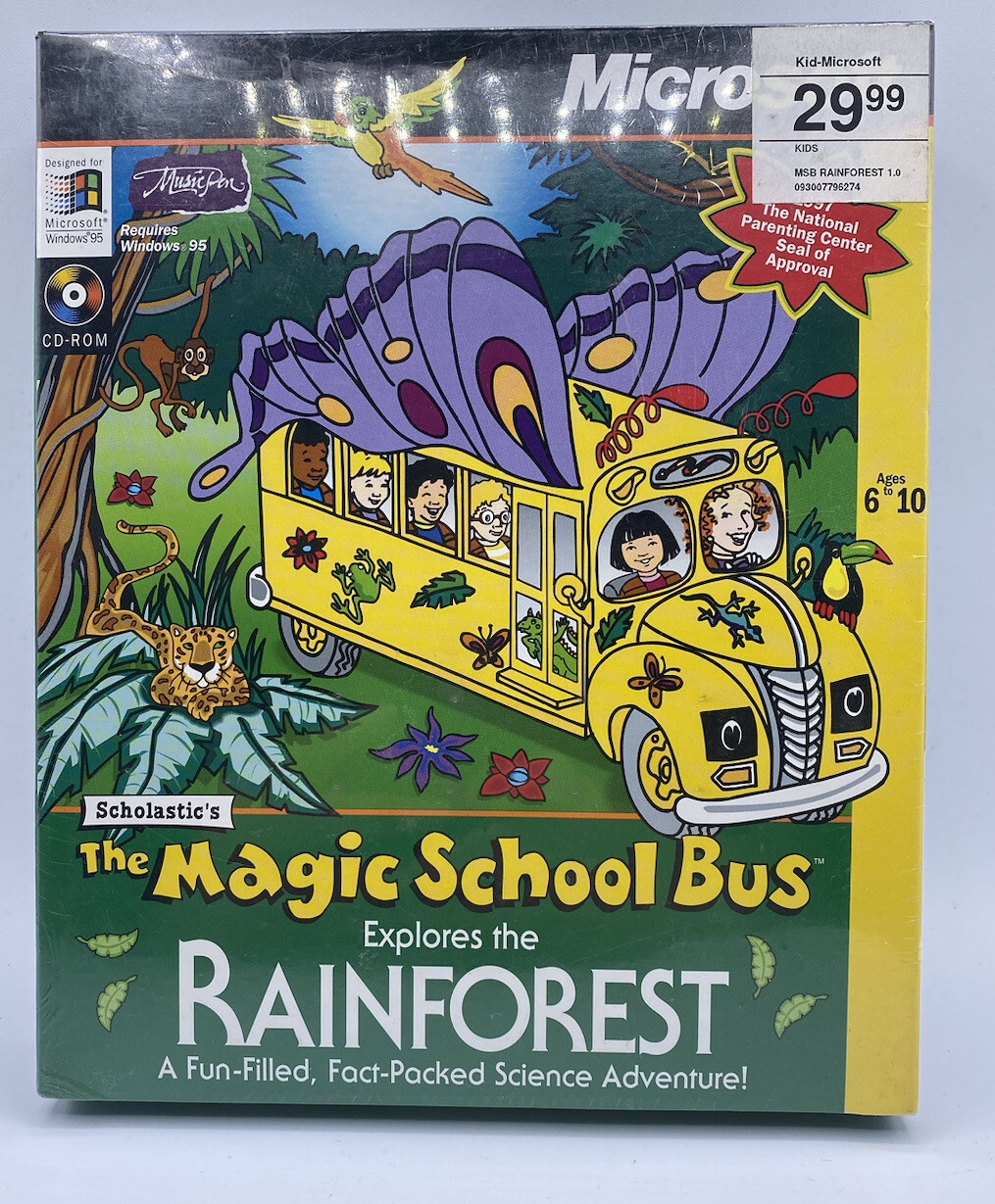 The Magic School Bus Explores the Rainforest (Microsoft) PC CD-ROM ...