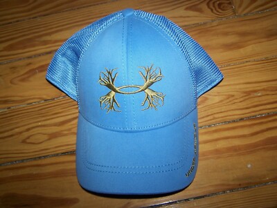 Under Armour Blue Embroidered Antler Logo Hunting SnapBack Hat Cap | eBay