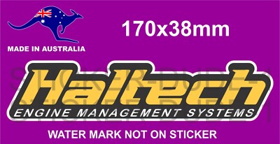 HALTECH ENGINE MANAGEMENT SYSTEMS STICKER FOR DRAG CAR HOLDEN FORD ...