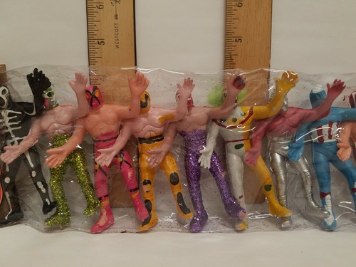 LUCHA LIBRE SET 12 Pack 4in Action Figures Mexican Toys Mexican ...