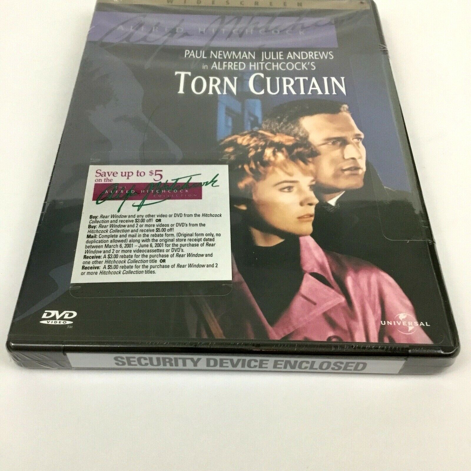 Torn Curtain (DVD, 2000) Alfred Hitchcock Paul Newman Julie Andrews ...