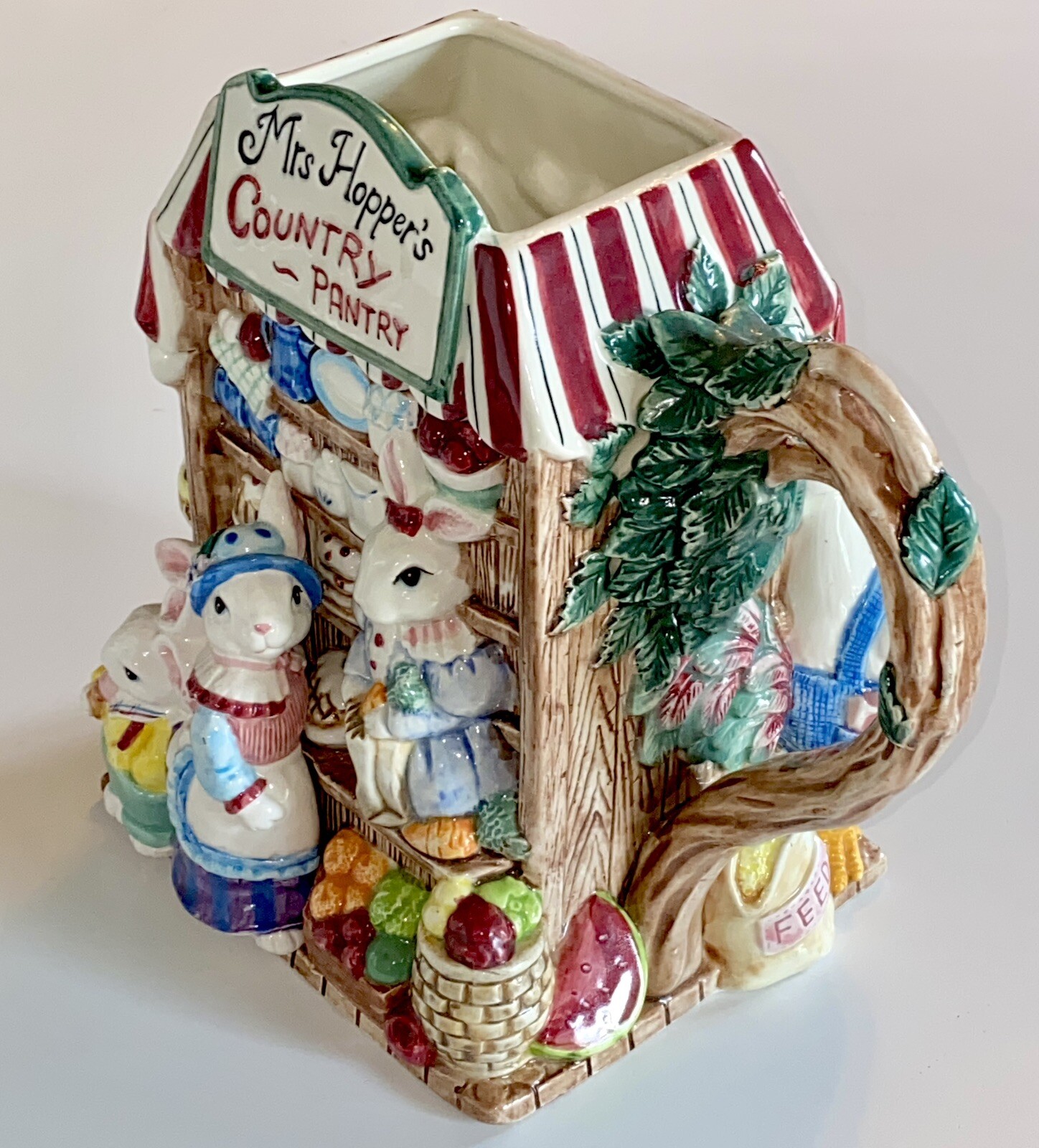 Fitz and Floyd Old MacDonald's Country Fair Pitcher /Mrs Hopper’s ...