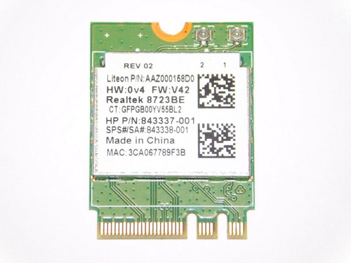 Realtek HP RTL8723BE WiFi Wireless WLAN Karte HP:843337-001 | eBay