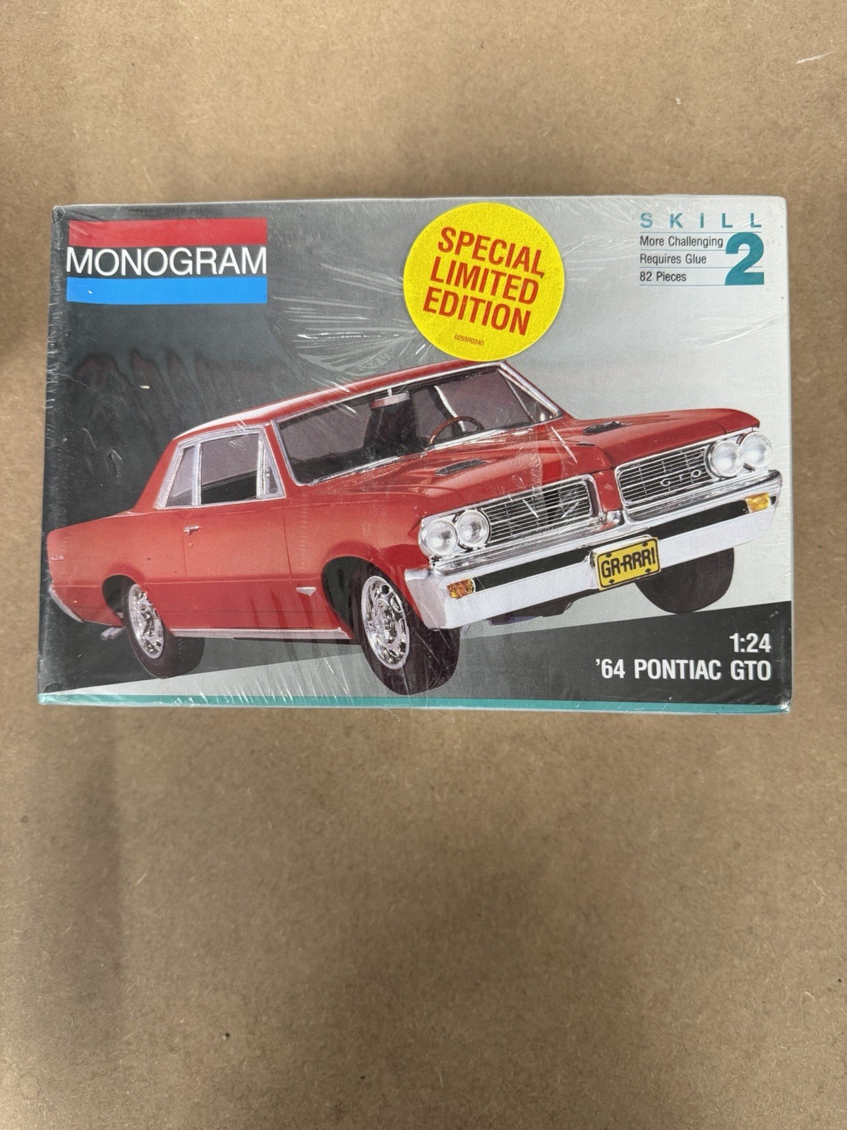 Monogram '64 Pontiac GTO 1:24 Model Kit 2714 Muscle Car Vintage 1985 | eBay