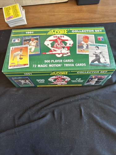 1991 Score Factory Sealed Complete Collector Set Baseball Cards!! | eBay