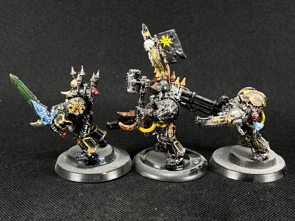 Chaos Terminators x6 - Chaos Space Marines - Warhammer 40k - OOP Metal ...