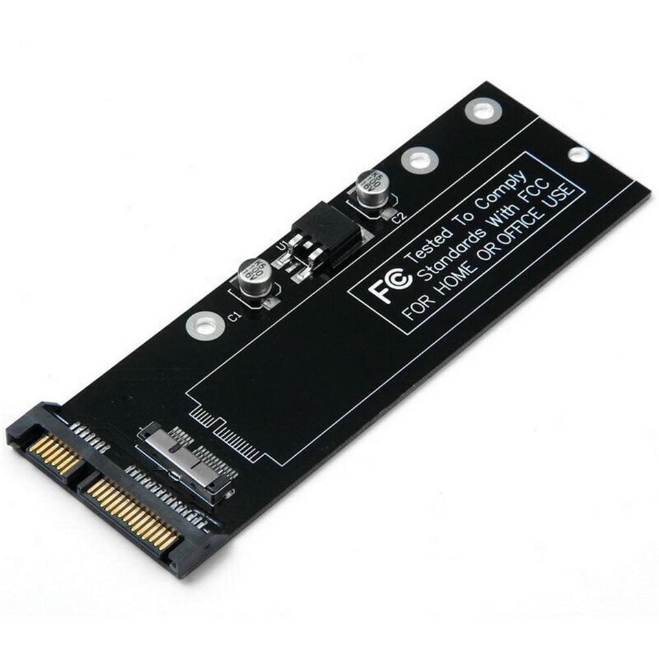 12+6 Pin SSD HDD to SATA Converter Adapter Card For Macbook Air 2010 ...