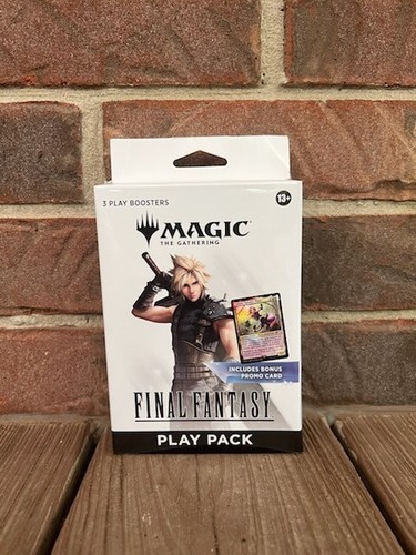 FACTORY SEALED-Magic The Gathering: Final Fantasy Play Pack w/ 3 Packs ...