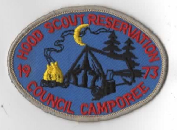 1973 Council Camporee Hood Scout Reservation GRY Bdr. (SEWN) [YA376] | eBay