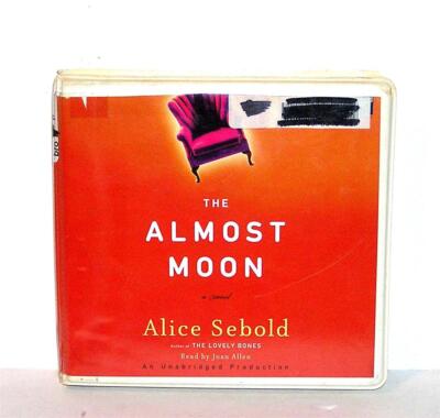 BOOK/AUDIOBOOK CD Alice Sebold Fiction Novel THE ALMOST MOON ...