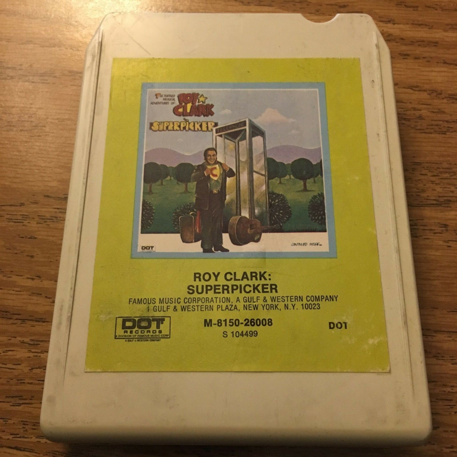 Roy Clark: Superpicker - 8 Track Tape Cartridge | eBay