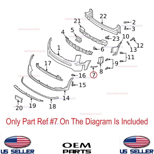 Genuine OEM Bumper Cover Bracket for Kia 86528S9000 for sale online | eBay