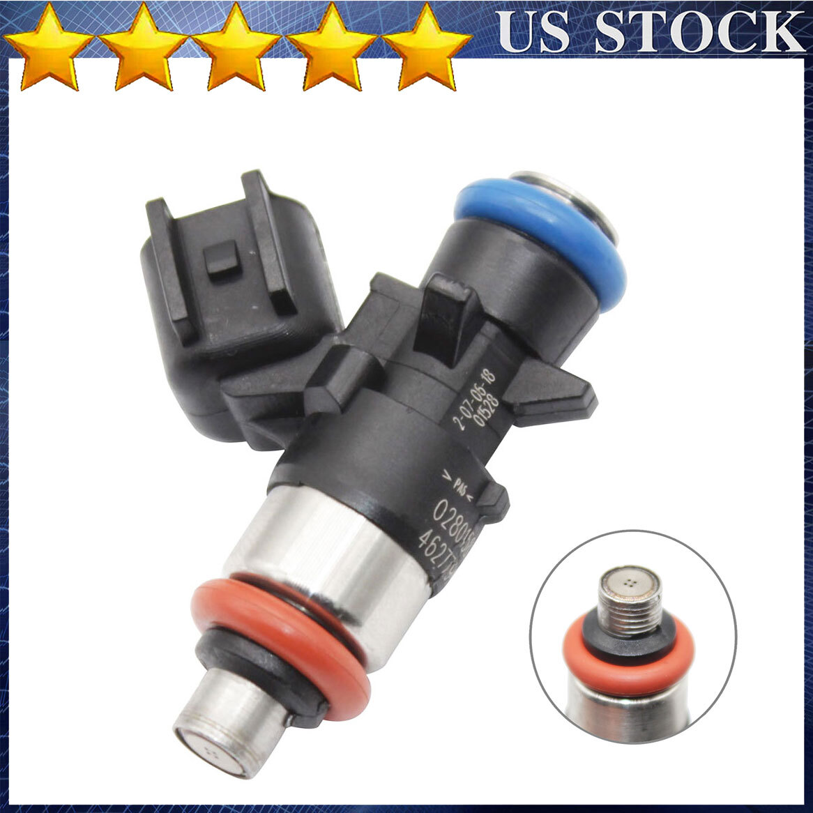 Fuel Injector Fit for 2014-2017 Jeep Cherokee 3.2L V6 0280158313 ...