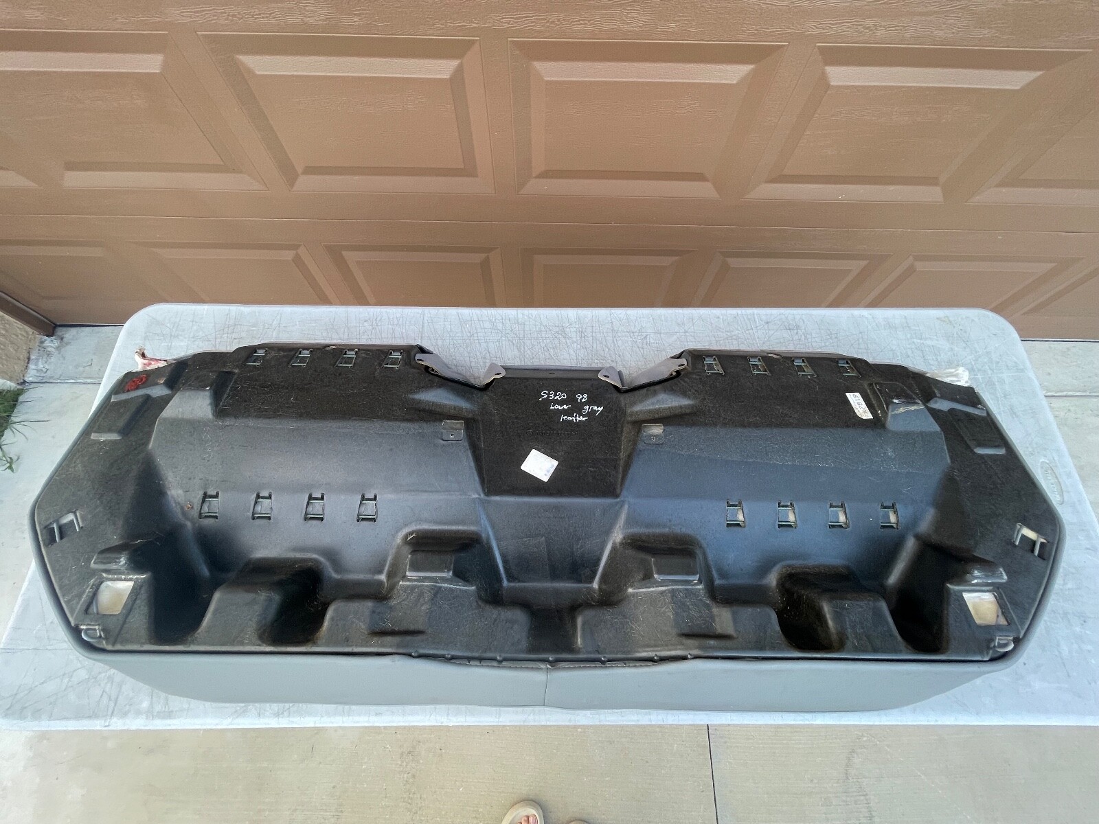 1998 MERCEDES-BENZ S320 W140 LWB REAR LOWER SEAT BOTTOM CUSHION LEATHER ...