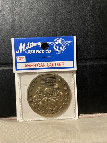 Military Service Co Token - American Soldier - Sealed | eBay
