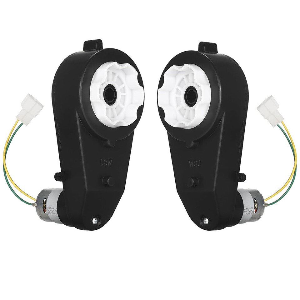 1 Pair 12V Power Wheels Gearbox 35000rpm Motor for Electric Car Kids ...