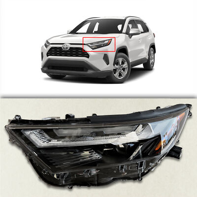 Headlight Assembly for 2022 2023 2024 Toyota RAV4 Dual LED Left Driver ...