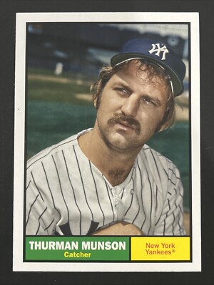 2024 TOPPS ARCHIVES DESIGN VARIATION SP #10 THURMAN MUNSON | eBay
