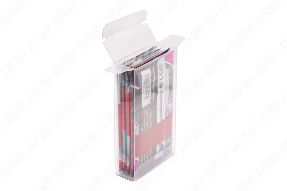 Pokemon Protective Clear Case for Booster Packs (x10 Cases + 50 Sleeves ...