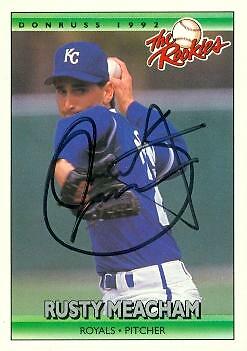 Rusty Meacham autographed Baseball Card (Royals) 1992 Donruss The ...