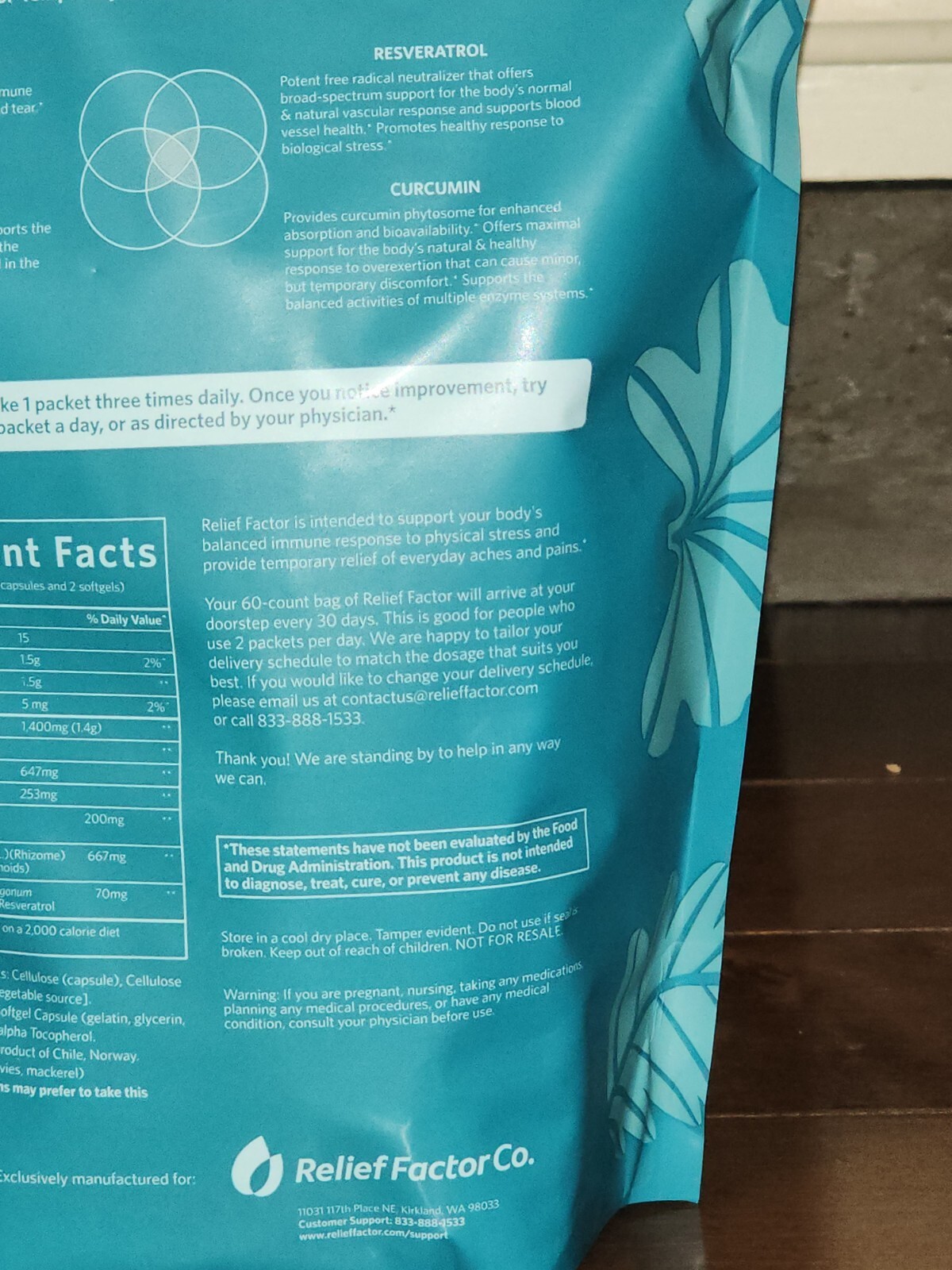 Relief Factor Support for Temporary Relief of Aches and Pains 60 ...