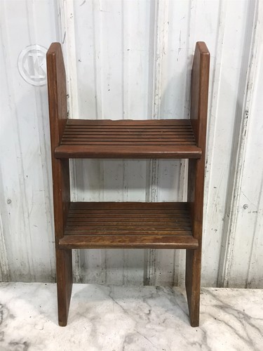 87 Sea Ray 270 Boat 2 step wood wooden ladder | eBay