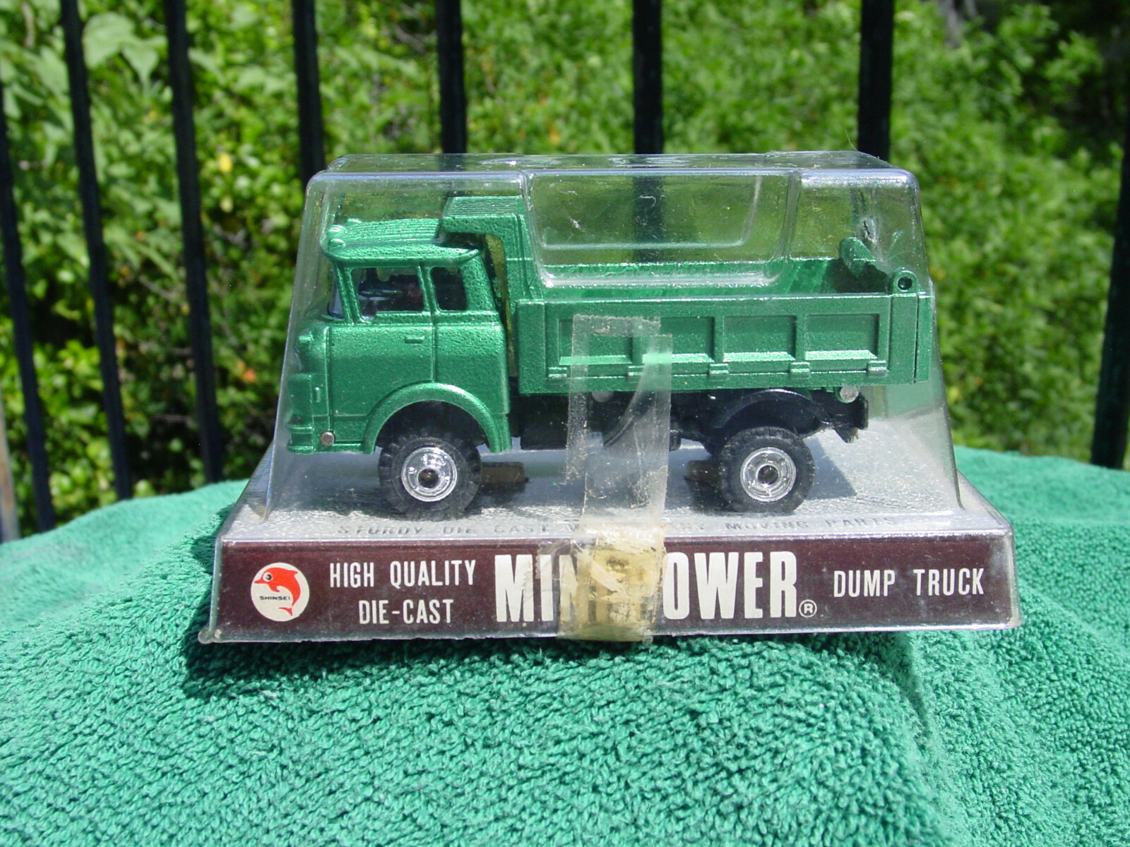 RARE SHINSEI OF JAPAN 1/60 1960's DIECAST MINI POWER GMC COE DUMP TRUCK ...