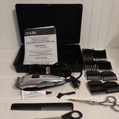 Andis Pet Clipper Kit, Case And Accessories | eBay