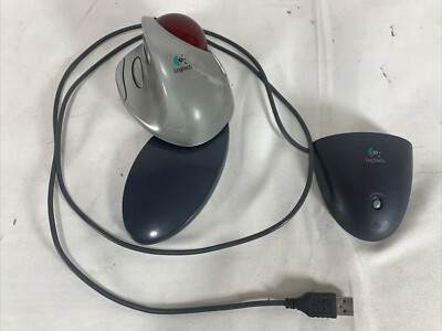 Logitech Cordless TrackMan FX Optical Mouse T-RA17 804364-0000 With ...