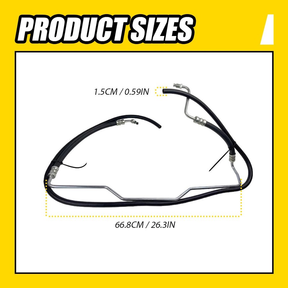 For Hilux Power Toyota Steering Oil Supply High & Low Pipes 2006 -2015 ...